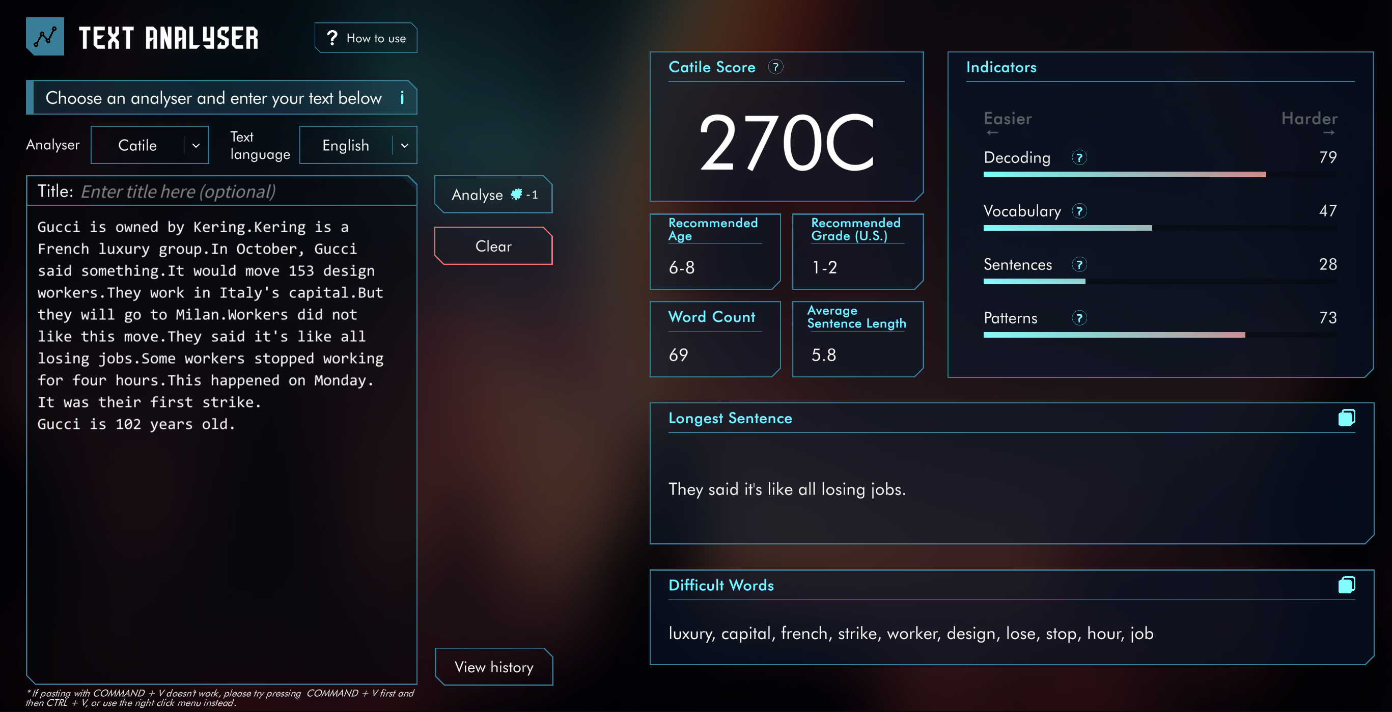 Improve Text Comprehension with Cathoven AI's Free Text Difficulty Analyzer