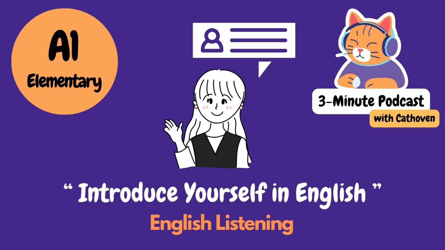 Introduce Yourself in English | A1 - Cathoven